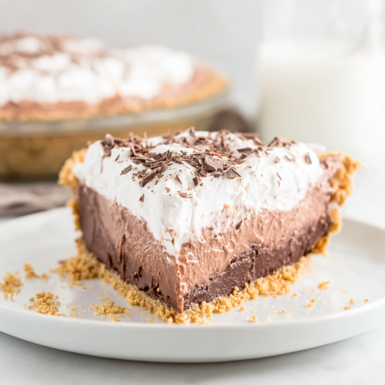 No-Bake Chocolate Pudding Pie (Easy, Creamy & Classic)