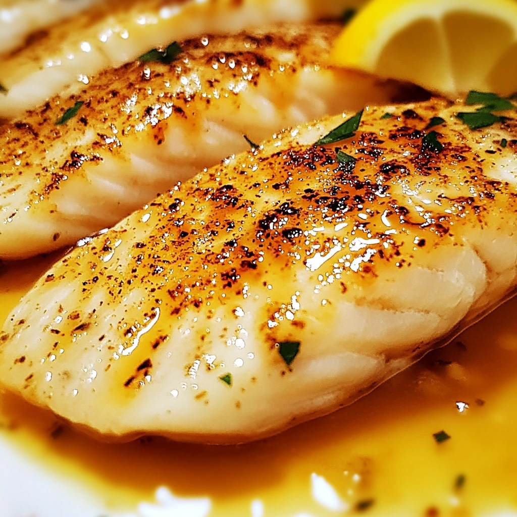 Zesty Lemon Butter Fish Fillet – Easy Garlic Fish Dinner