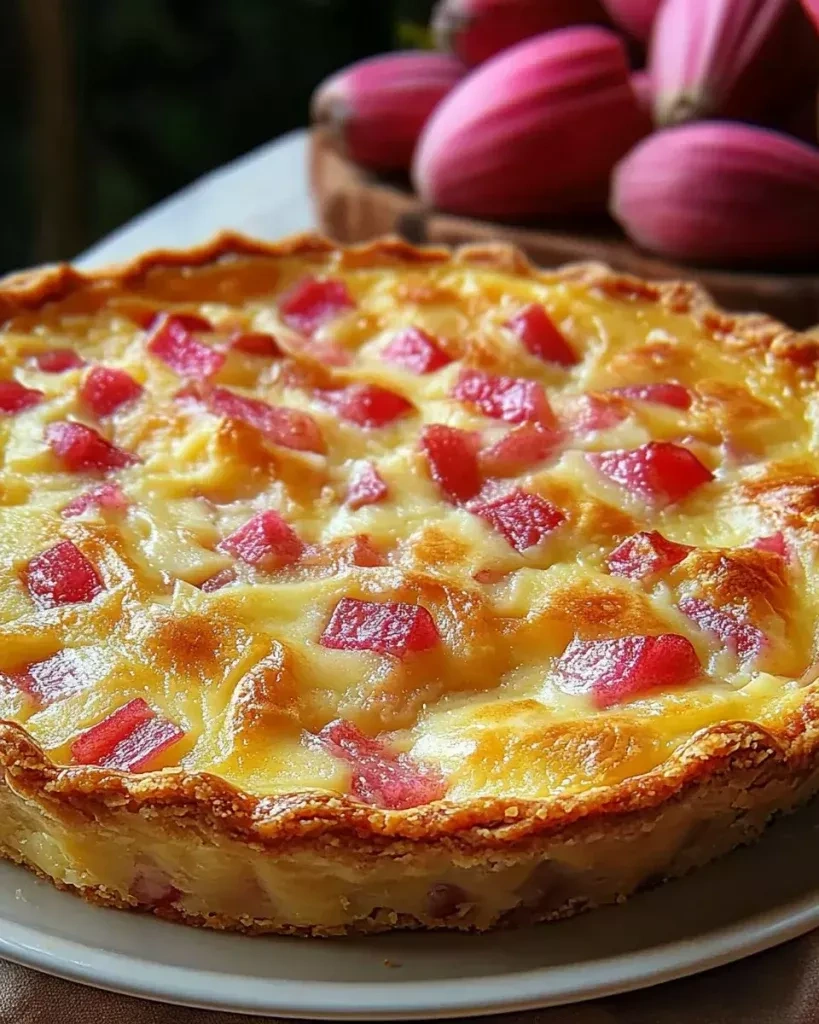 Rhubarb Custard Pie Recipe – Old Fashioned Spring Dessert